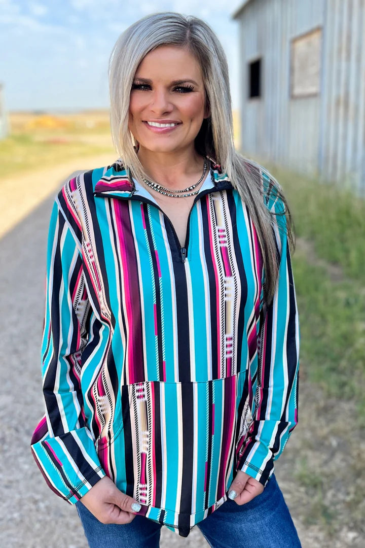 Running Away Pullover – Blue Roan Boutique